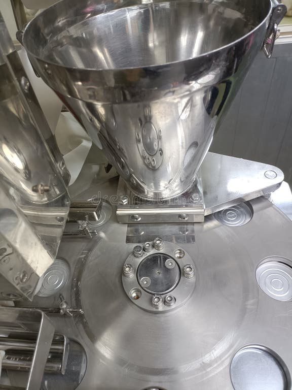 Compact Powder Pressing Machine Photo Stock Image - Image of background ...