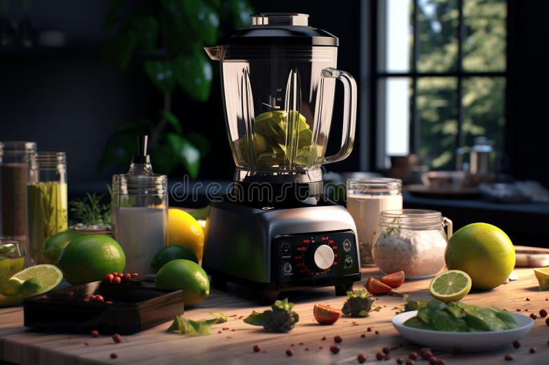 Compact and Powerful Food Blenders for Everyday Us Stock Photo - Image ...