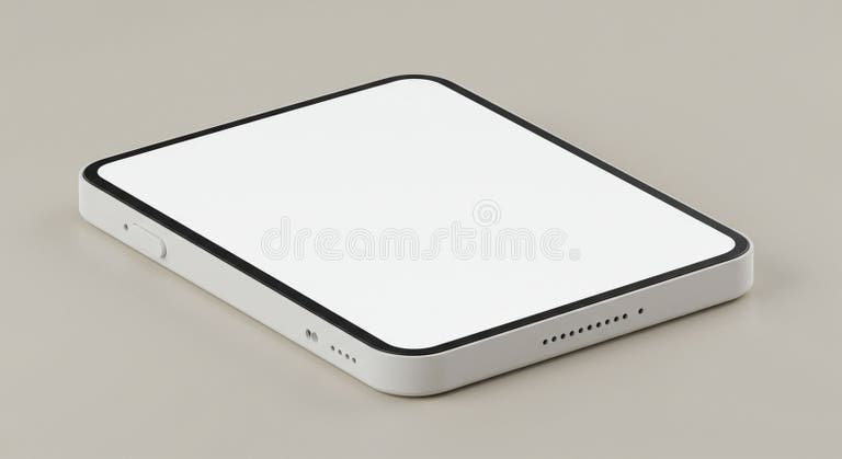 A Compact, Rectangular Electronic Device with a White Body and Rounded ...