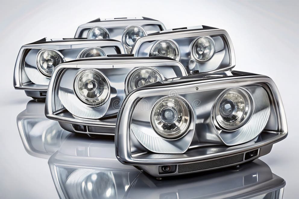 Compact Rectangular LED Headlights HighPerformance Automotive Lighting ...