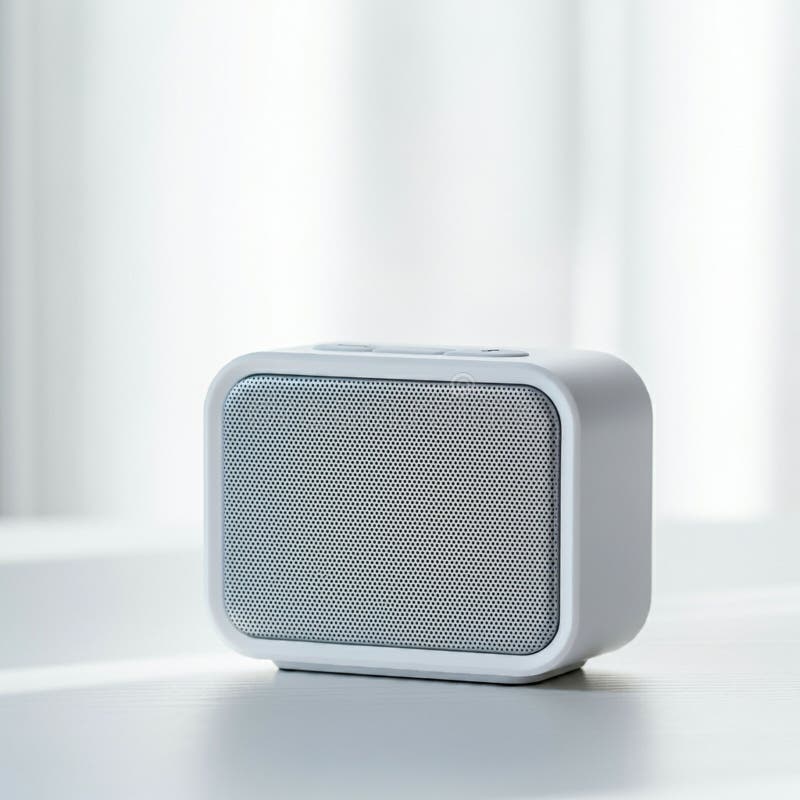 A Compact, Rectangular Speaker with a Sleek Design. Encased in Matte ...