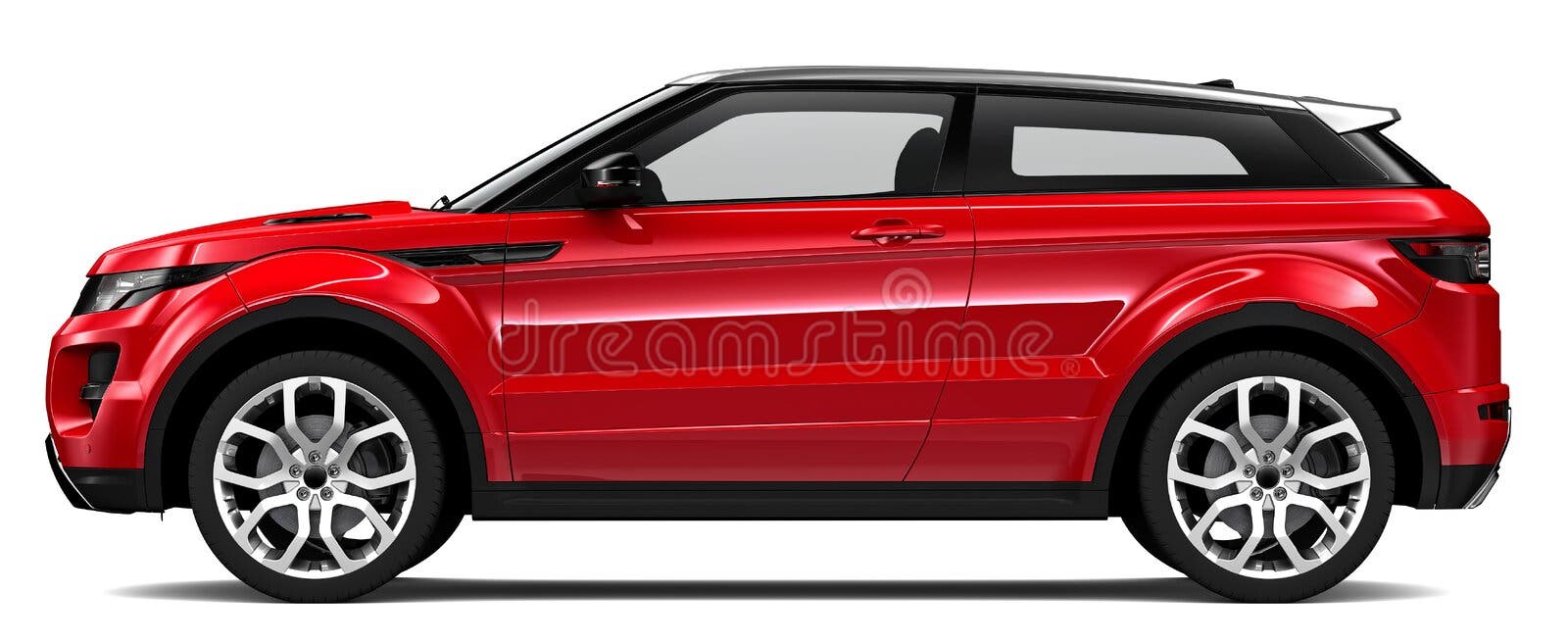 Compact red car stock photo. Image of urban, vehicle - 32767906