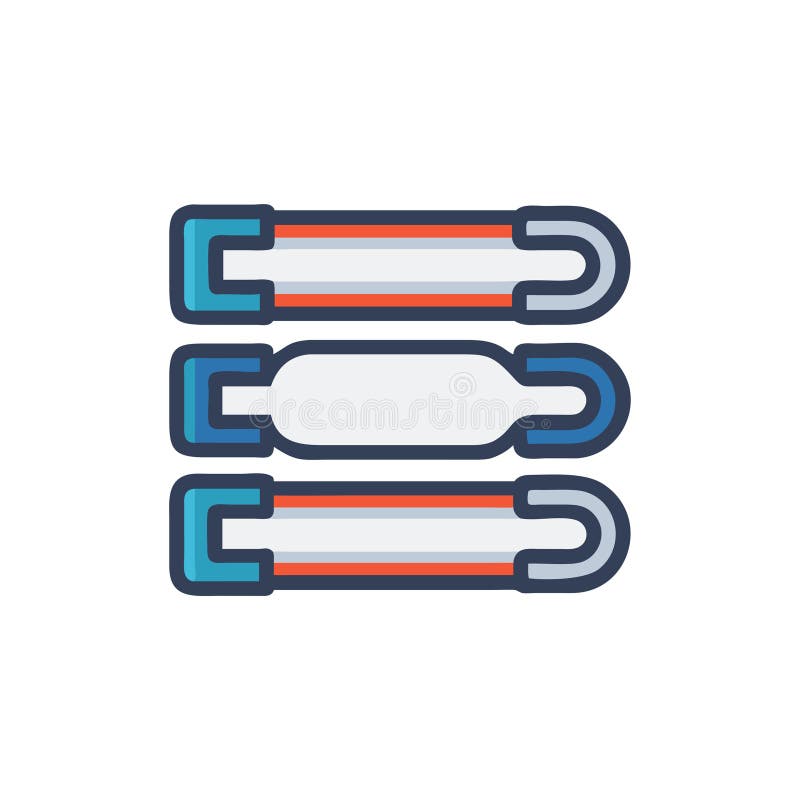 Compact Resistance Band Set Icon Stock Photo - Illustration of ...