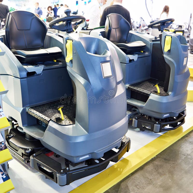 Compact Scrubber Drier Machines Stock Image - Image of industry ...