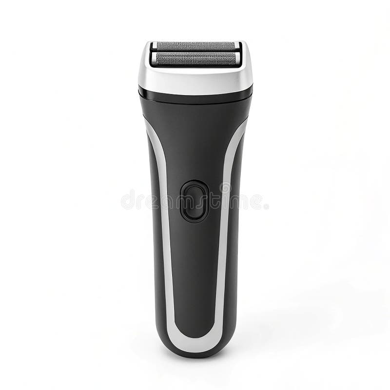 Compact Shaver with Protective Cap Stock Illustration - Illustration of ...