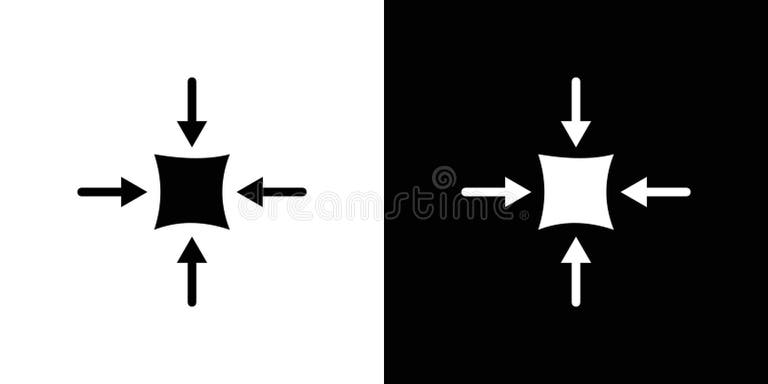 Compact Size Icon Logo Set Vector Stock Vector - Illustration of large ...