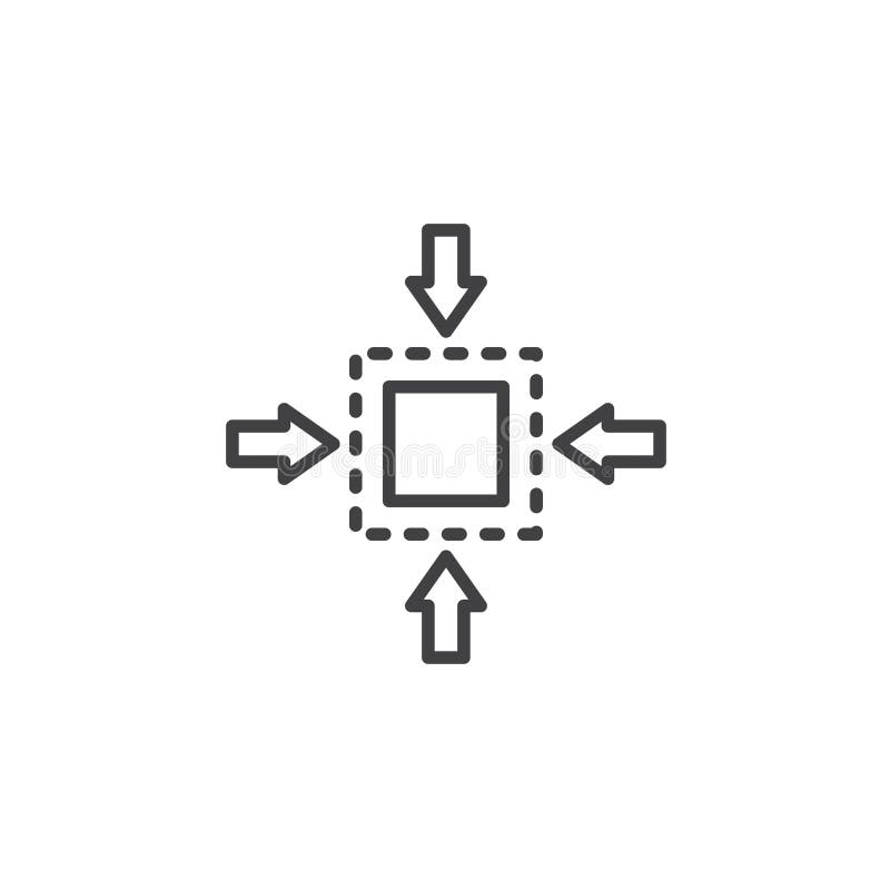 Compact Size Icon Vector Set on White Background Stock Vector ...