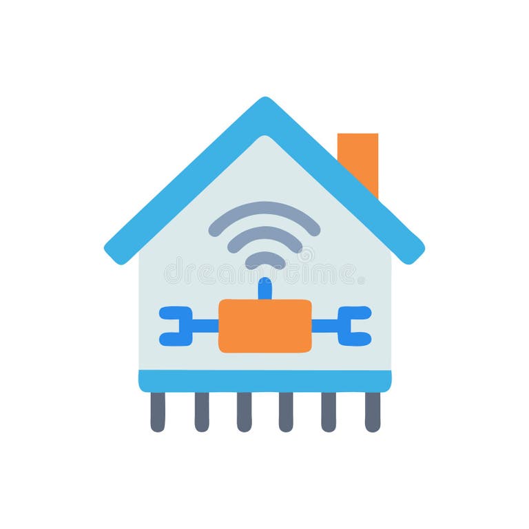 Compact Smart Home Bridge for Easy Setup Stock Photo - Illustration of ...