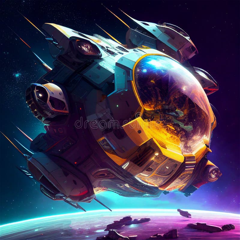 Compact Spaceship Stock Illustrations – 72 Compact Spaceship Stock ...