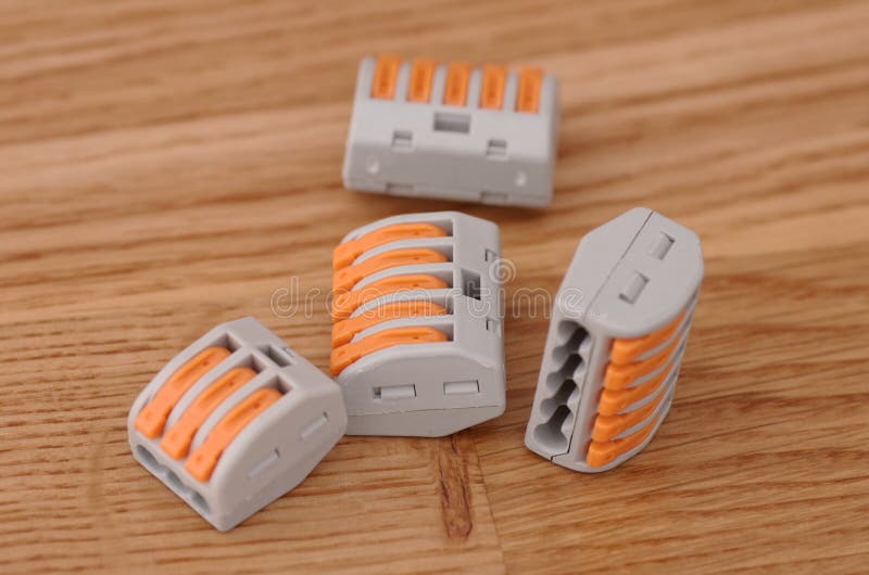 Compact Splicing Connectors Stock Image - Image of plug, objects: 85915907