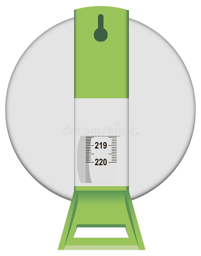 Compact stadiometer stock vector. Illustration of vector - 49529540