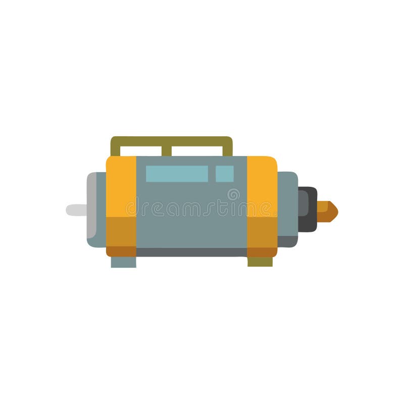 Compact Starter Motor for Space-Saving Performance Stock Illustration ...