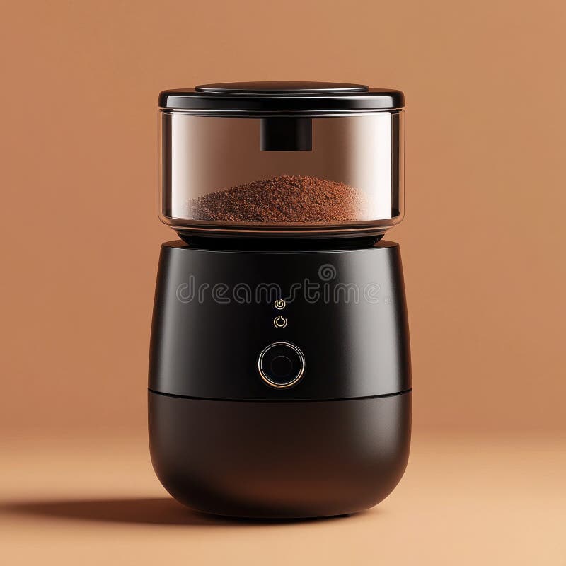 Compact, Stylish Coffee Grinder. Features a Transparent, Removable ...