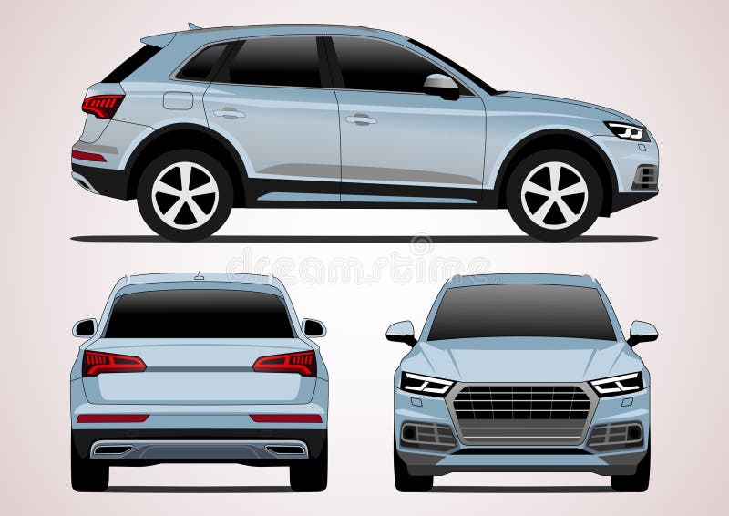 Compact SUV.cdr stock vector. Illustration of transport - 216427581