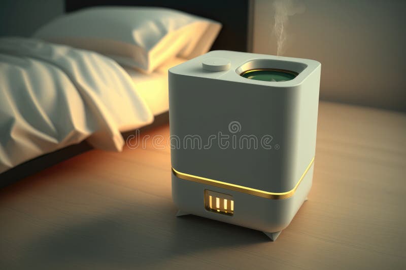 Compact Travel Humidifier for Hotel Rooms. Generative AI Stock ...