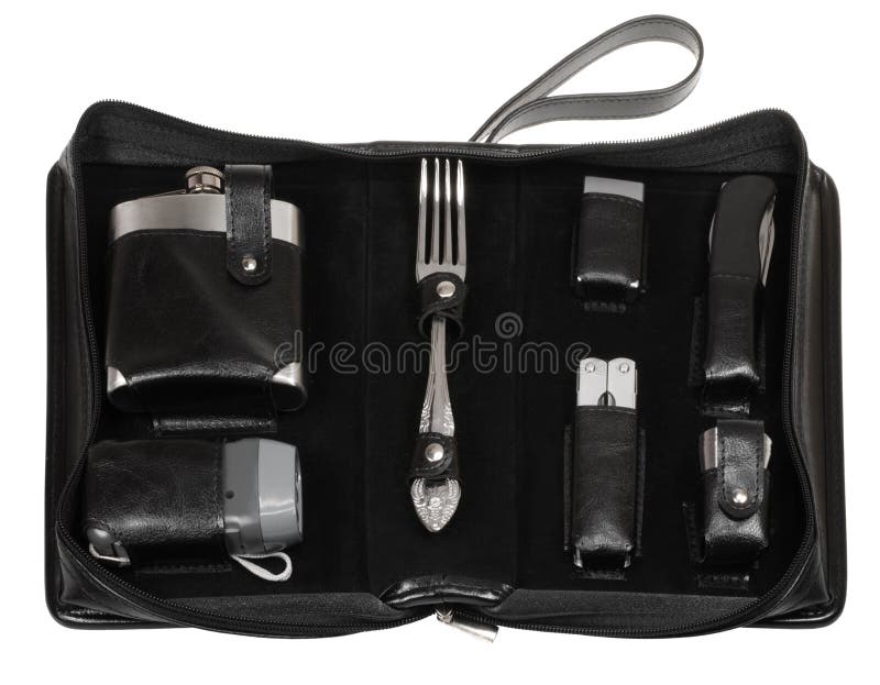 Compact travel kit stock photo. Image of support, adventure - 22312466