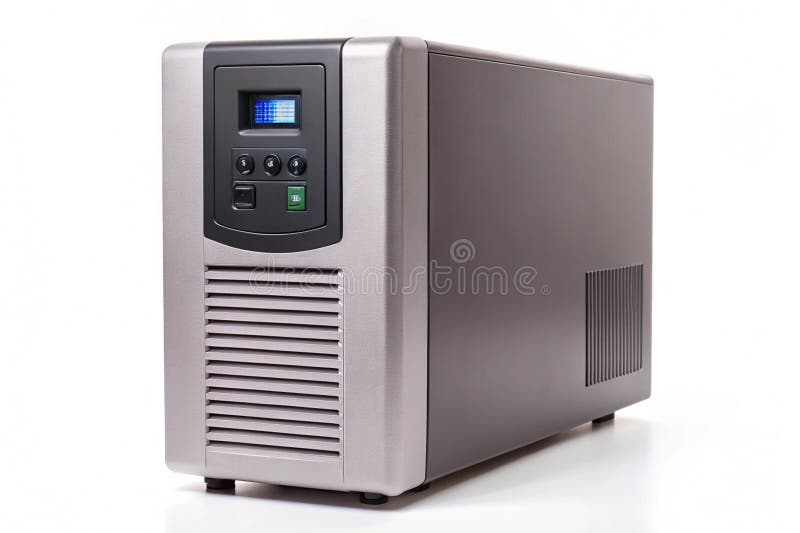 Compact Uninterruptible Power Supply UPS Device with Control Panel ...
