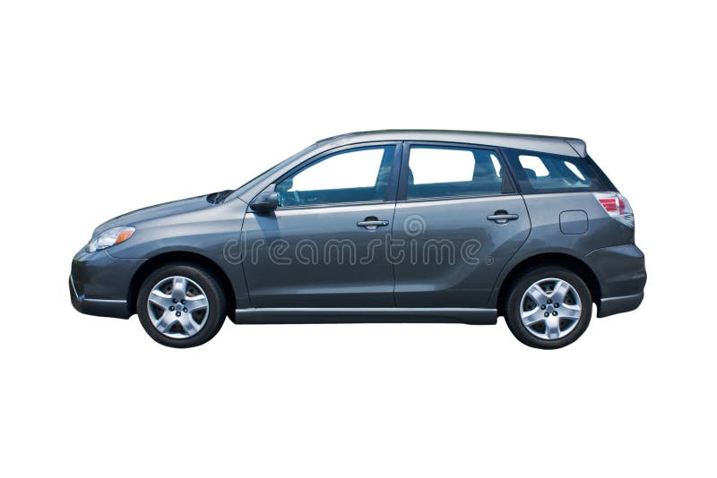 Compact wagon stock photo. Image of automobile, path, isolated - 6545434
