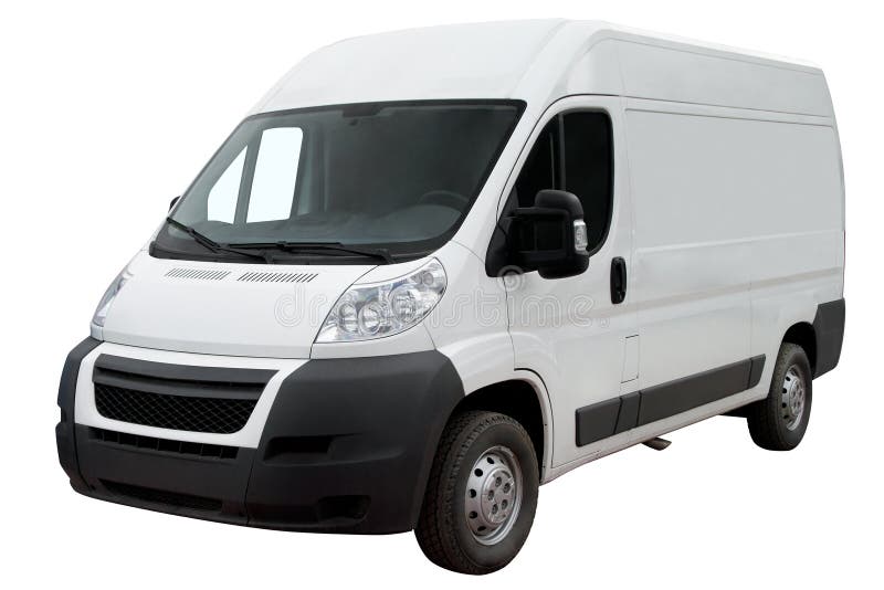 White minivan stock photo. Image of business, power, road - 17306368