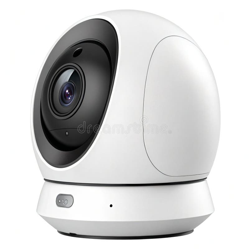 Smart Home Security Camera stock illustration. Illustration of device ...