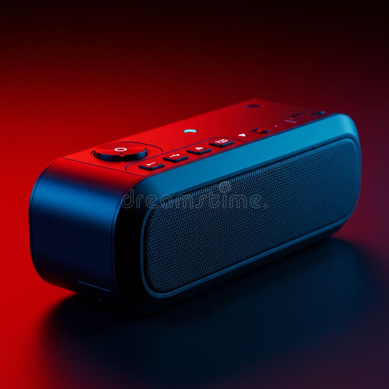 A Compact Wireless Speaker with a Sleek Rectangular Design, Featuring a ...