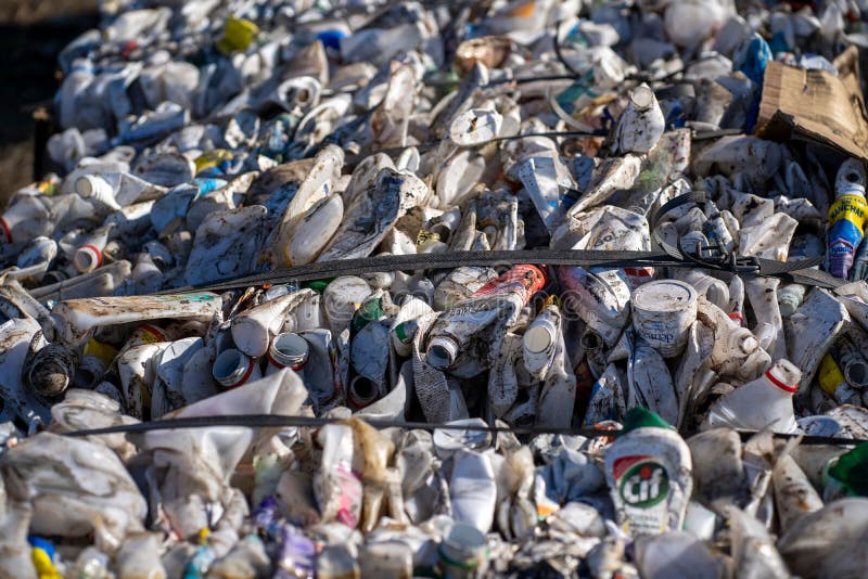 Compacted Garbage for Disposal in a Waste Processing Plant Editorial ...