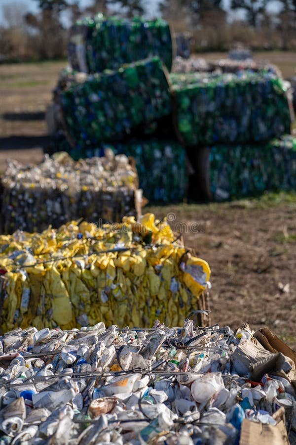 Compacted Garbage for Disposal in a Waste Processing Plant Editorial ...