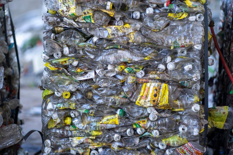 Compacted Garbage for Disposal in a Waste Processing Plant Editorial ...