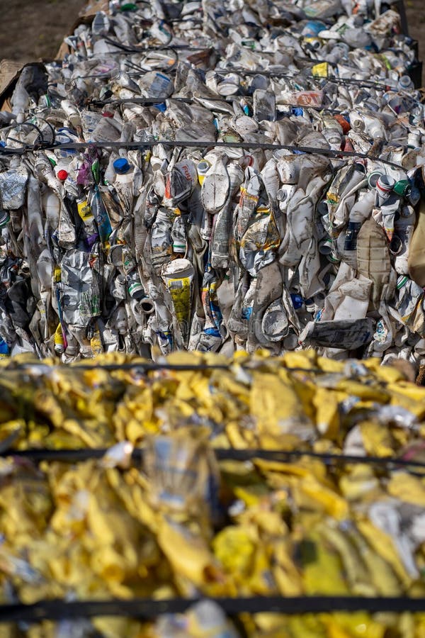 Compacted Garbage for Disposal in a Waste Processing Plant Editorial ...