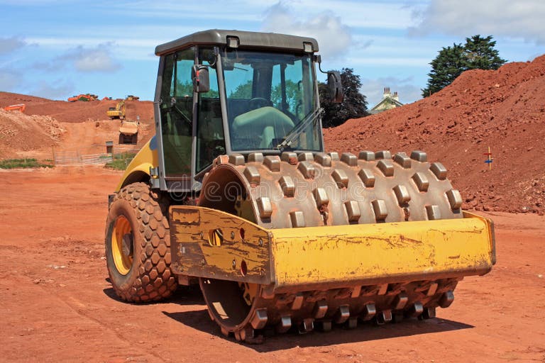 Compactor stock photo. Image of heavy, tracks, rock, soil - 36434918