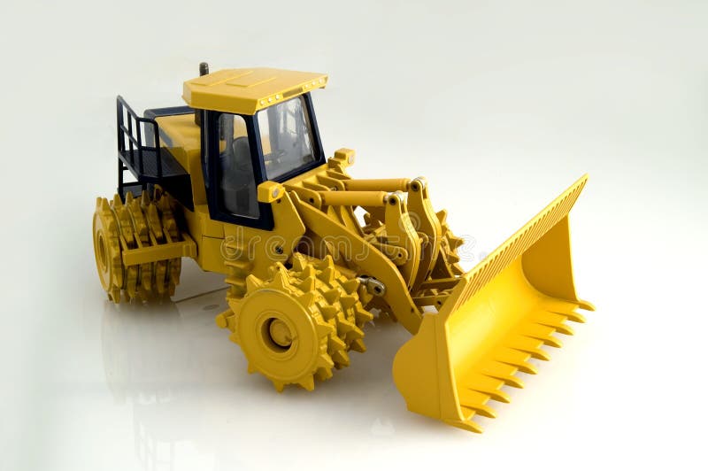 Compactor model stock image. Image of metal, loader, front - 3879869