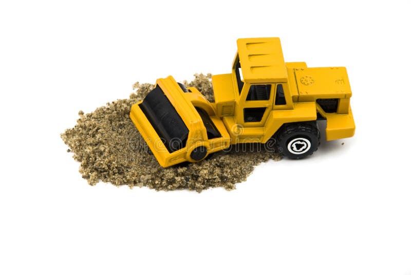 Compactor working stock photo. Image of machinery, compaction - 8145712