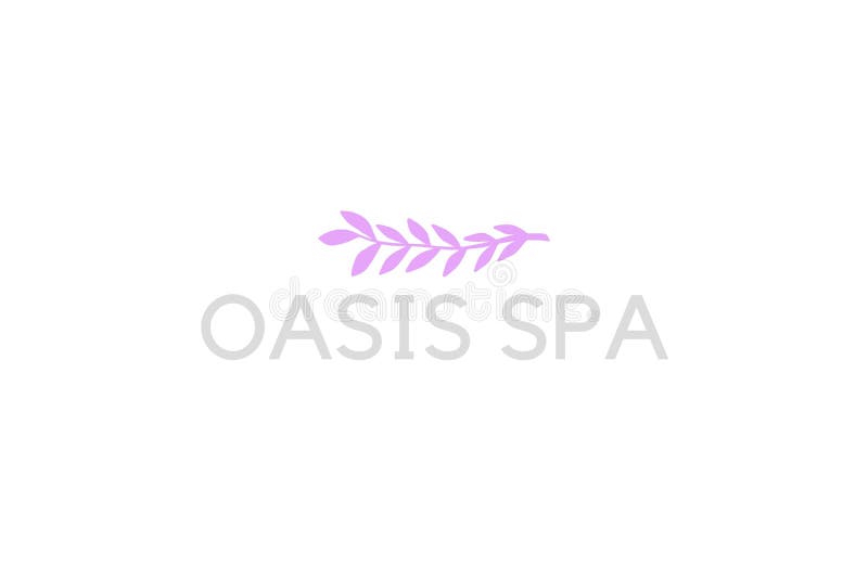 Oasis spa logo stock illustration. Illustration of water - 232090638
