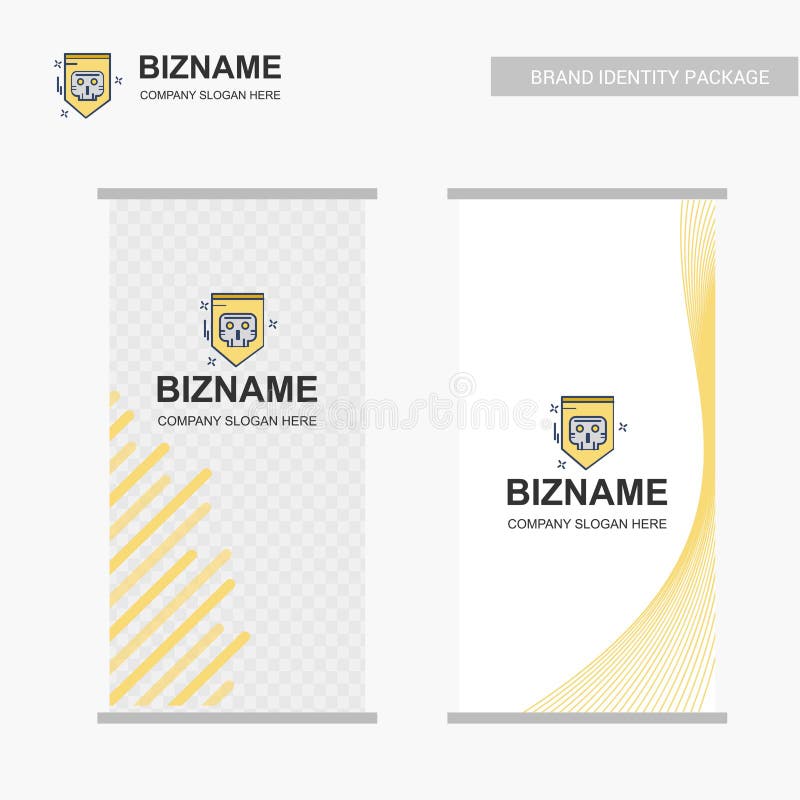 Company Ads Banner Design with Company Logo Vector Stock Vector ...