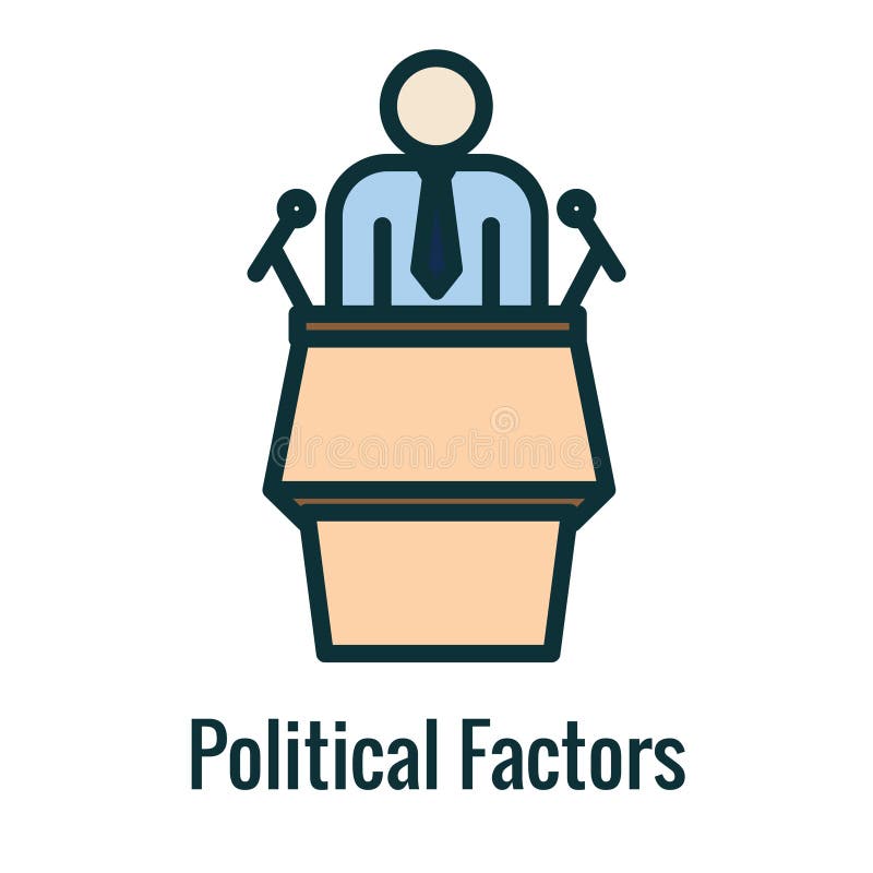 Company Analysis Factor Icon Depicting Pestel Method Stock Vector ...