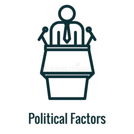 Company Analysis Factor Icon Depicting Pestel Method Stock Vector ...