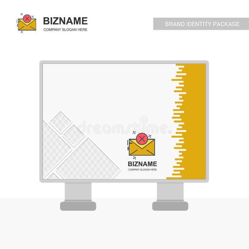 Company Bil Board Design Vector Stock Vector - Illustration of ...