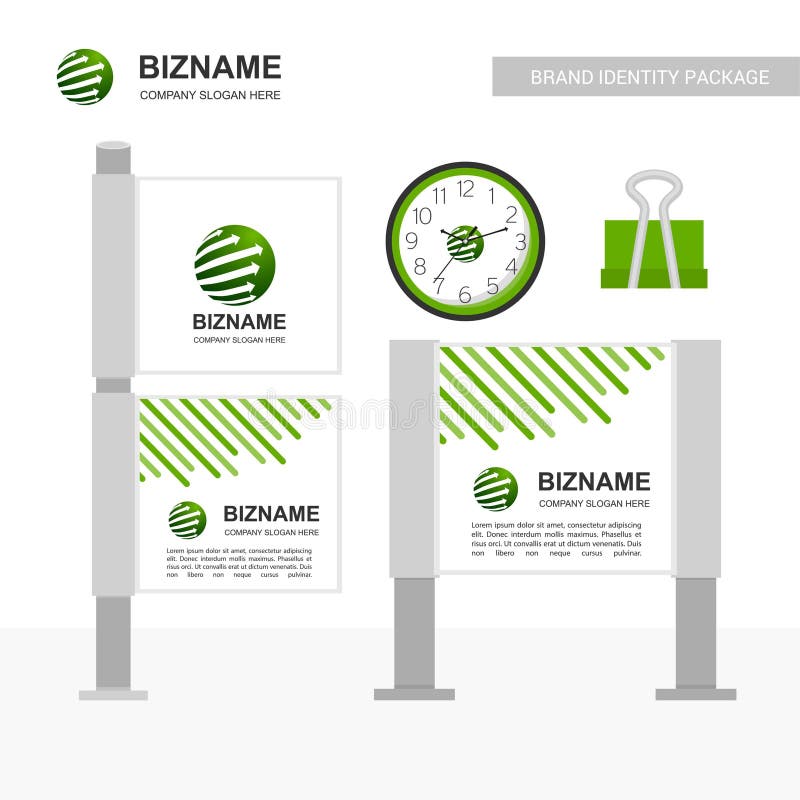 Company Bill Board with Creative Design Stock Vector - Illustration of ...