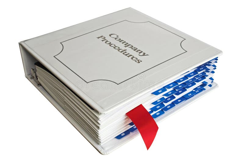 Company binder stock image. Image of regulation, three - 587627