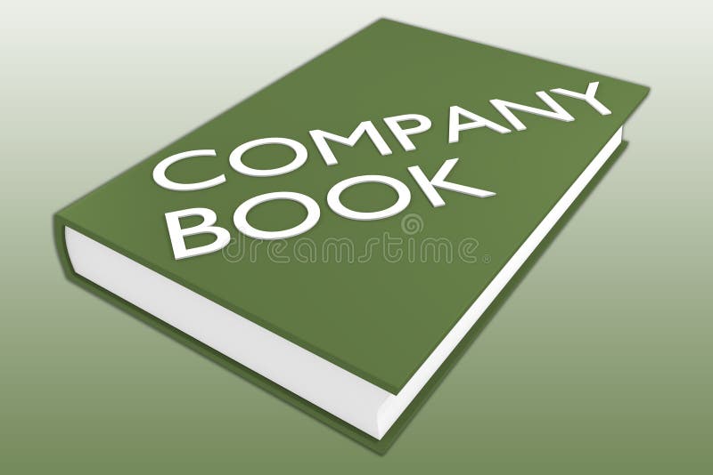 COMPANY BOOK concept stock illustration. Illustration of brochure ...