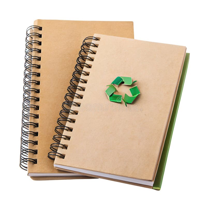 Sustainable Company Branded Eco Friendly Notebooks Stock Illustrations ...