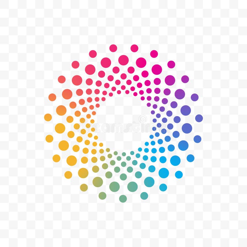 Company Color Circle Dots Vector Brand Icon Stock Vector - Illustration ...