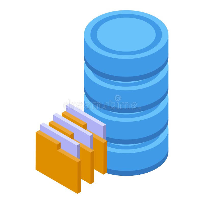 Company Corporate Icon Isometric Vector. Self Data Partner Stock Vector ...