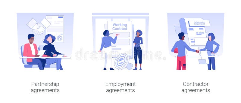 Company Documentation Isolated Concept Vector Illustrations. Stock ...