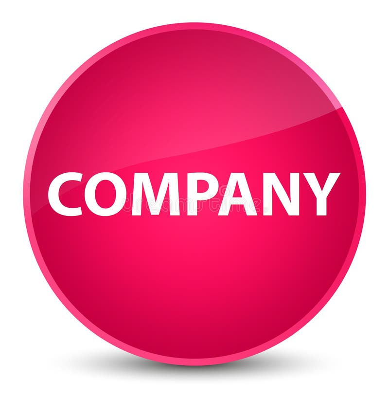 Company Elegant Pink Round Button Stock Illustration - Illustration of ...