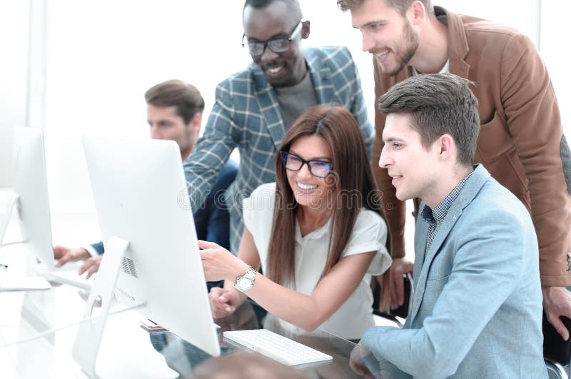 Company Employees Working in Software Development and Designer Office ...