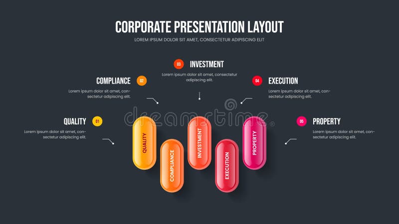 Consulting Overview 5 Step Infographic Presentation Template Stock ...