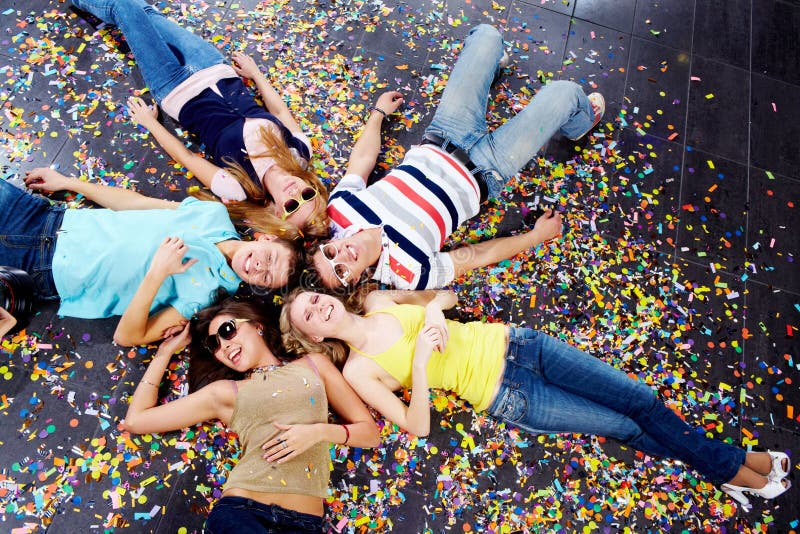 Company of friends stock photo. Image of person, fashion - 30954912