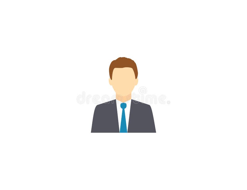 Company Head, Businessman. Vector Illustration. Flat Design Stock ...
