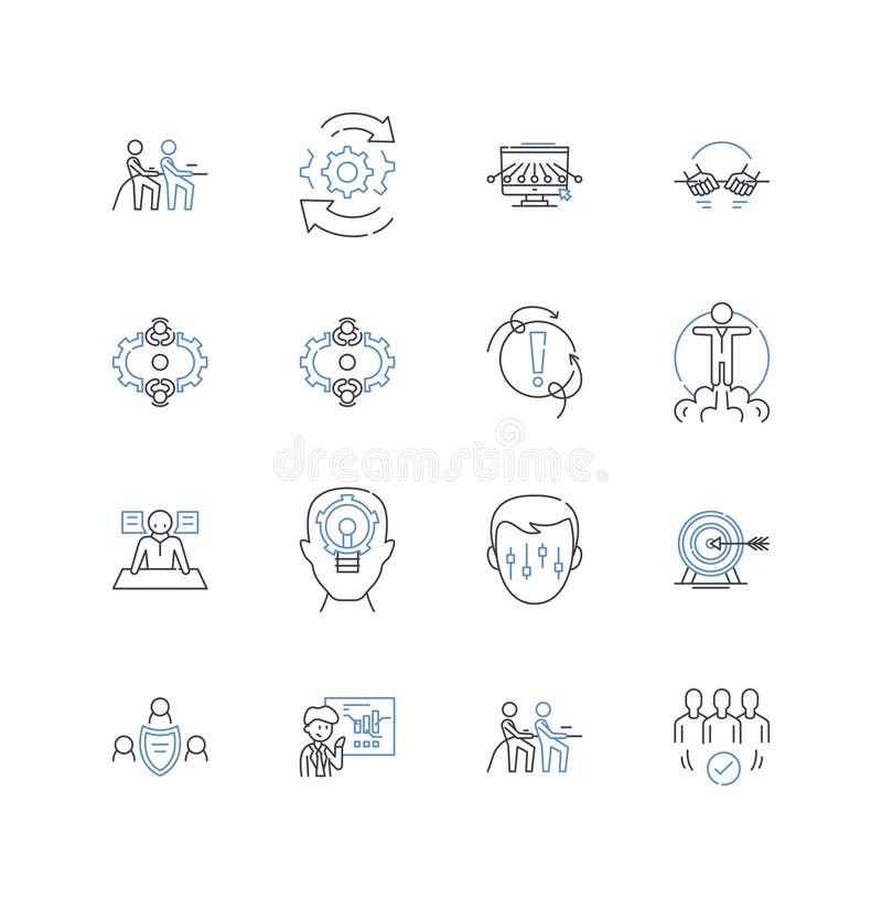 Company Headway Line Icons Collection. Progress, Innovation, Growth ... Company Headway Line Icons Collection. Progress, Innovation, Growth ...